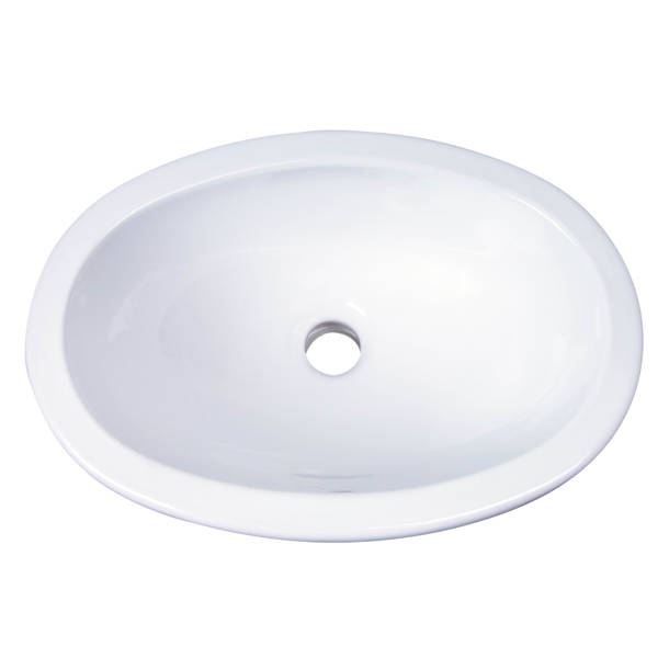 CheviotProducts Cheviot Products 12.25'' White Vitreous China Oval Drop ... CheviotProducts Cheviot Products 12.25'' White Vitreous China Oval Drop ...